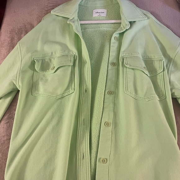 Wilfred | Jackets & Coats | Wilfred Free Aritizia Green Shacket | Poshmark